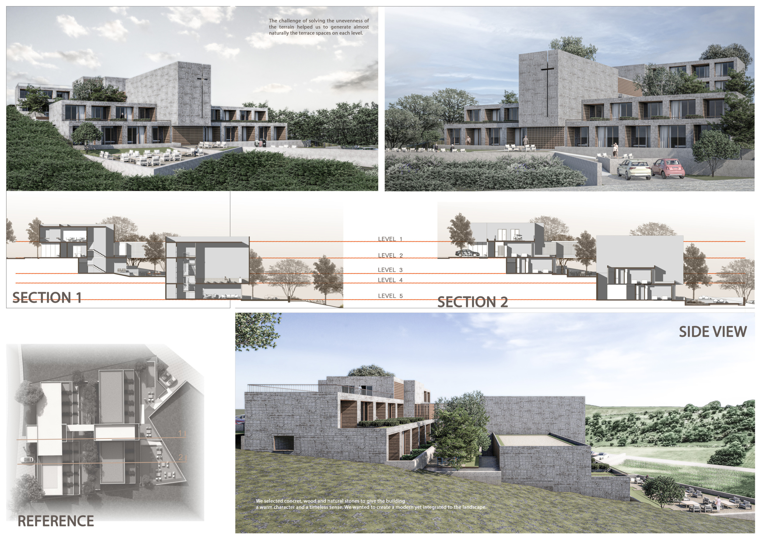 Architecture project // Chapel at the Core of Communal Living Enhanced ...