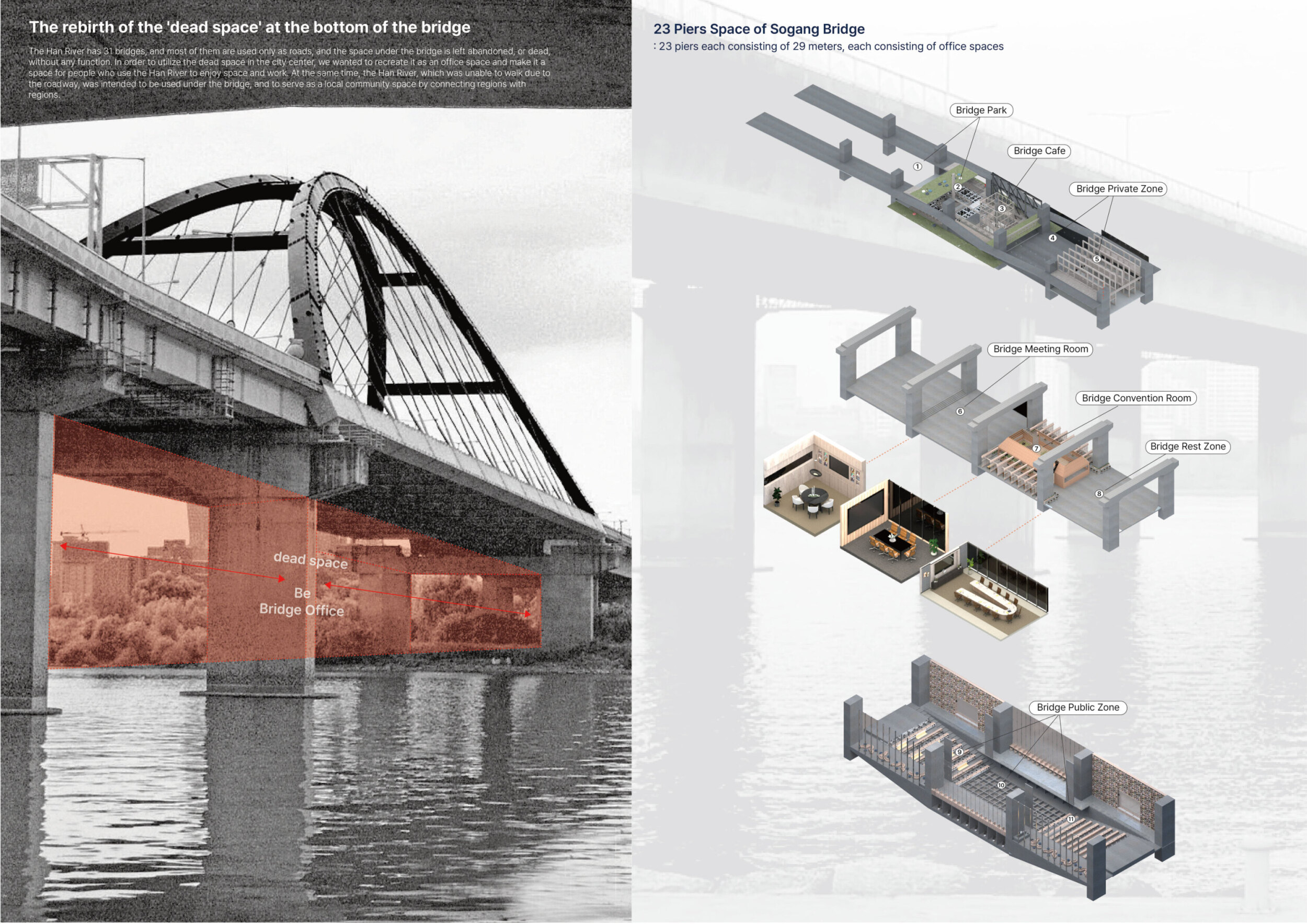 Architecture project // Piers of Reinforced Concrete and Glass ...