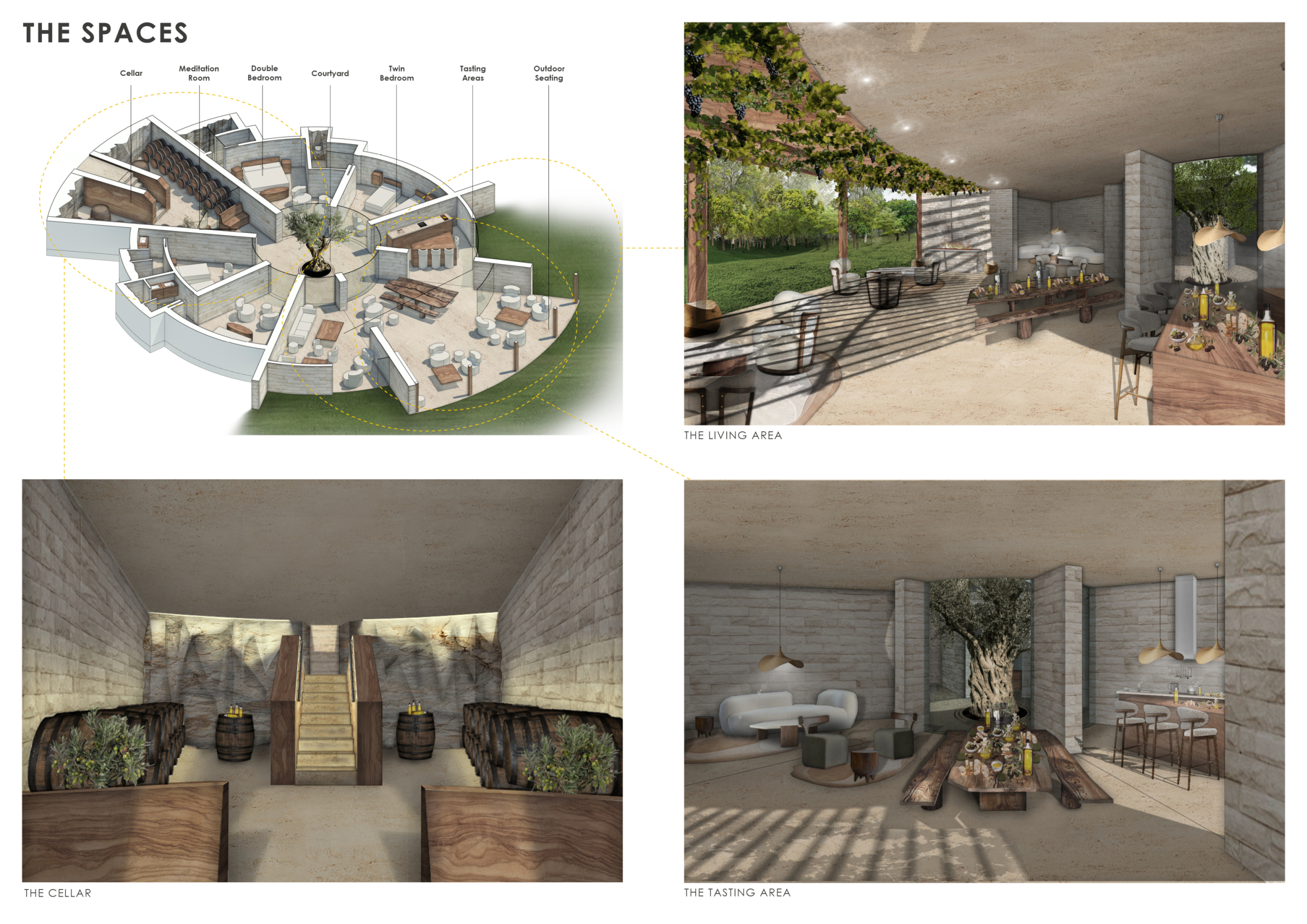 Architecture project // Radial Courtyard Featuring Locally Sourced ...