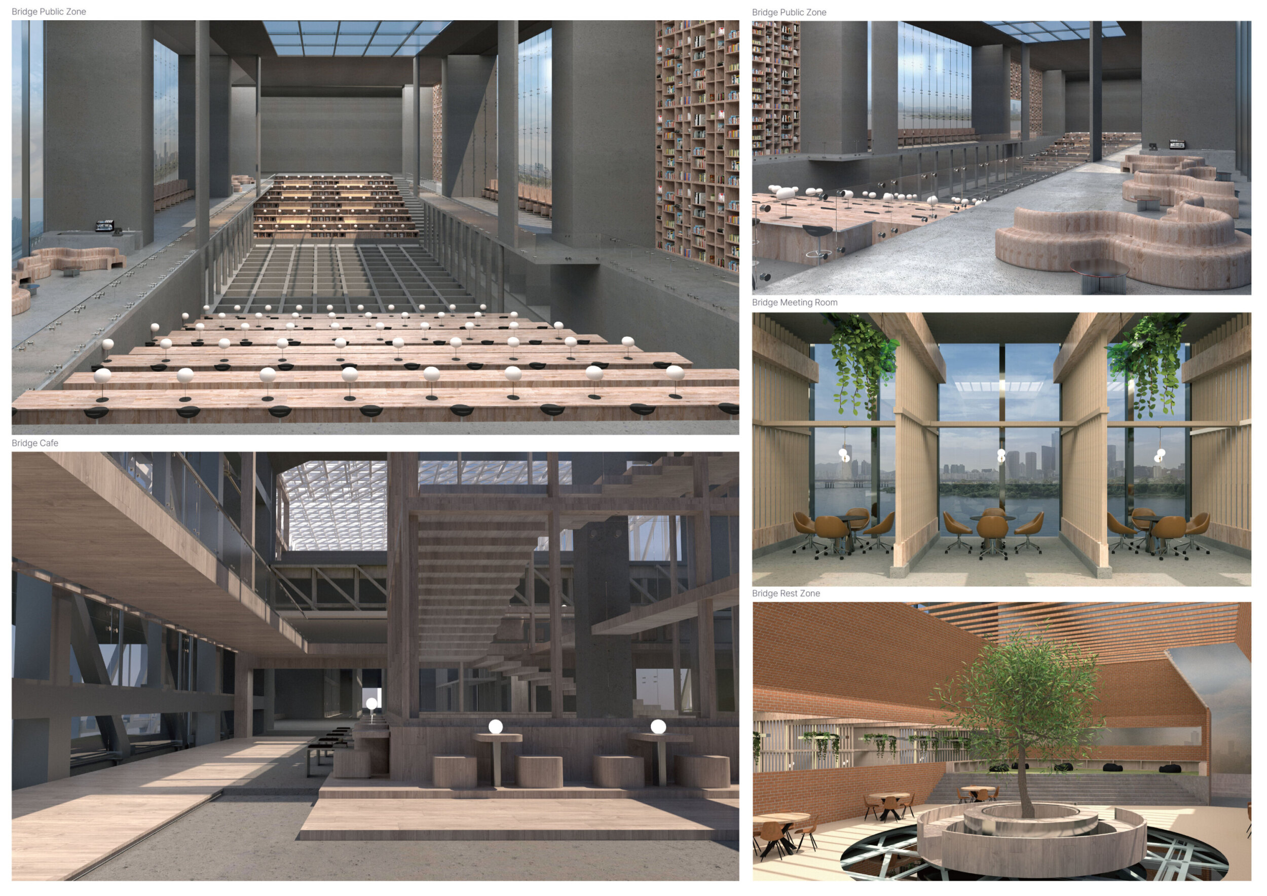 Architecture project // Piers of Reinforced Concrete and Glass ...