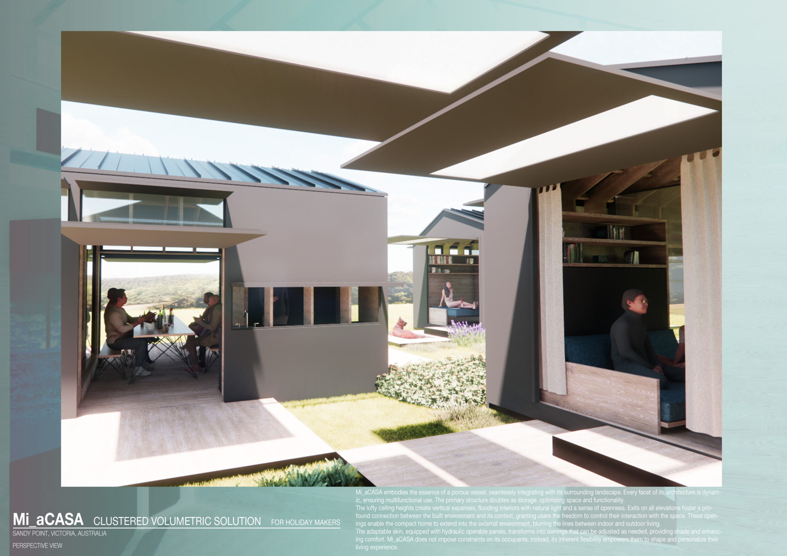 Architecture project // Hydraulic Screens and Recycled Timber Create ...