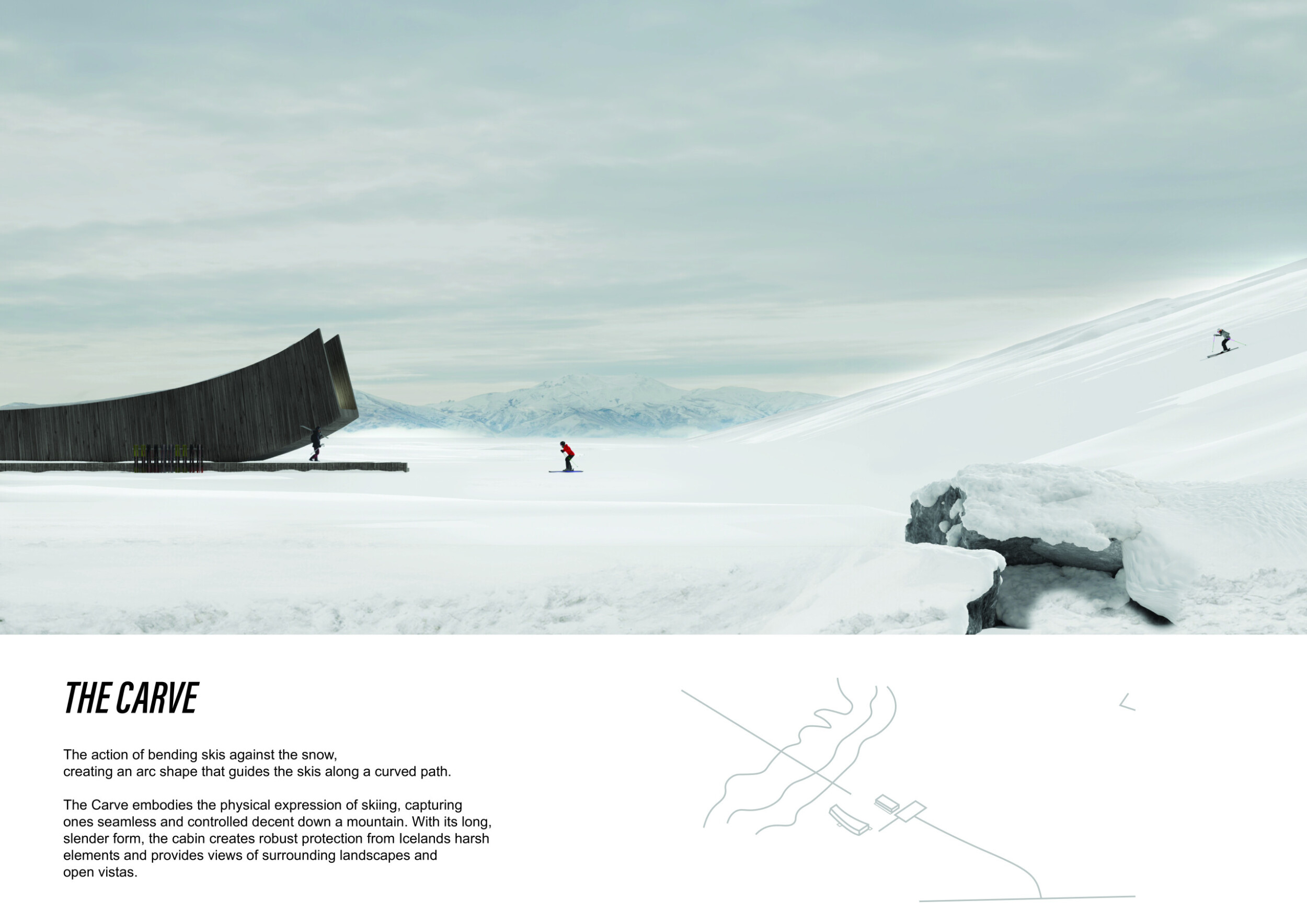 Architecture project // Curvilinear Timber Structure Featuring Charred ...