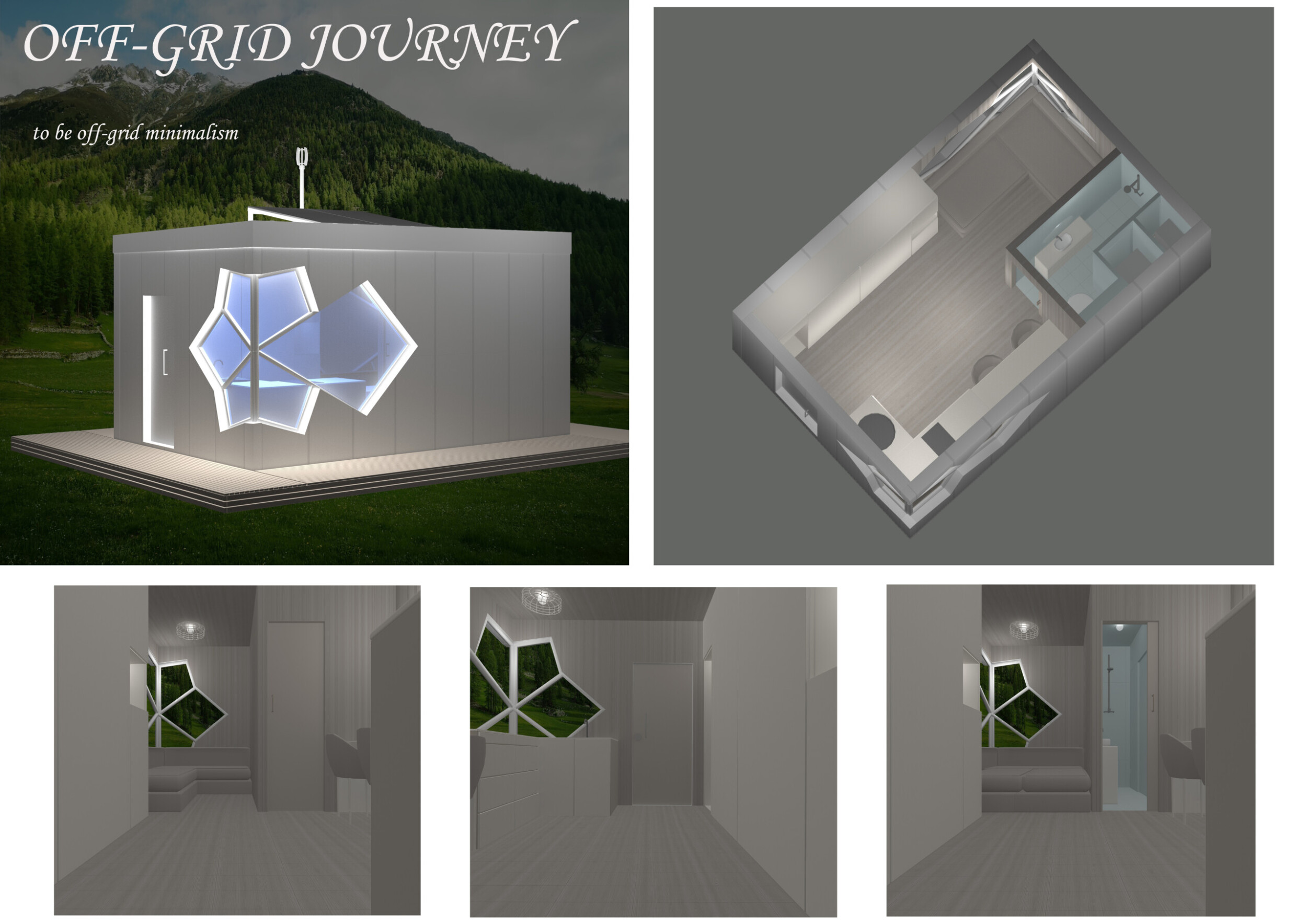 Architecture project // Energy-Neutral Residence Featuring Polygonal ...