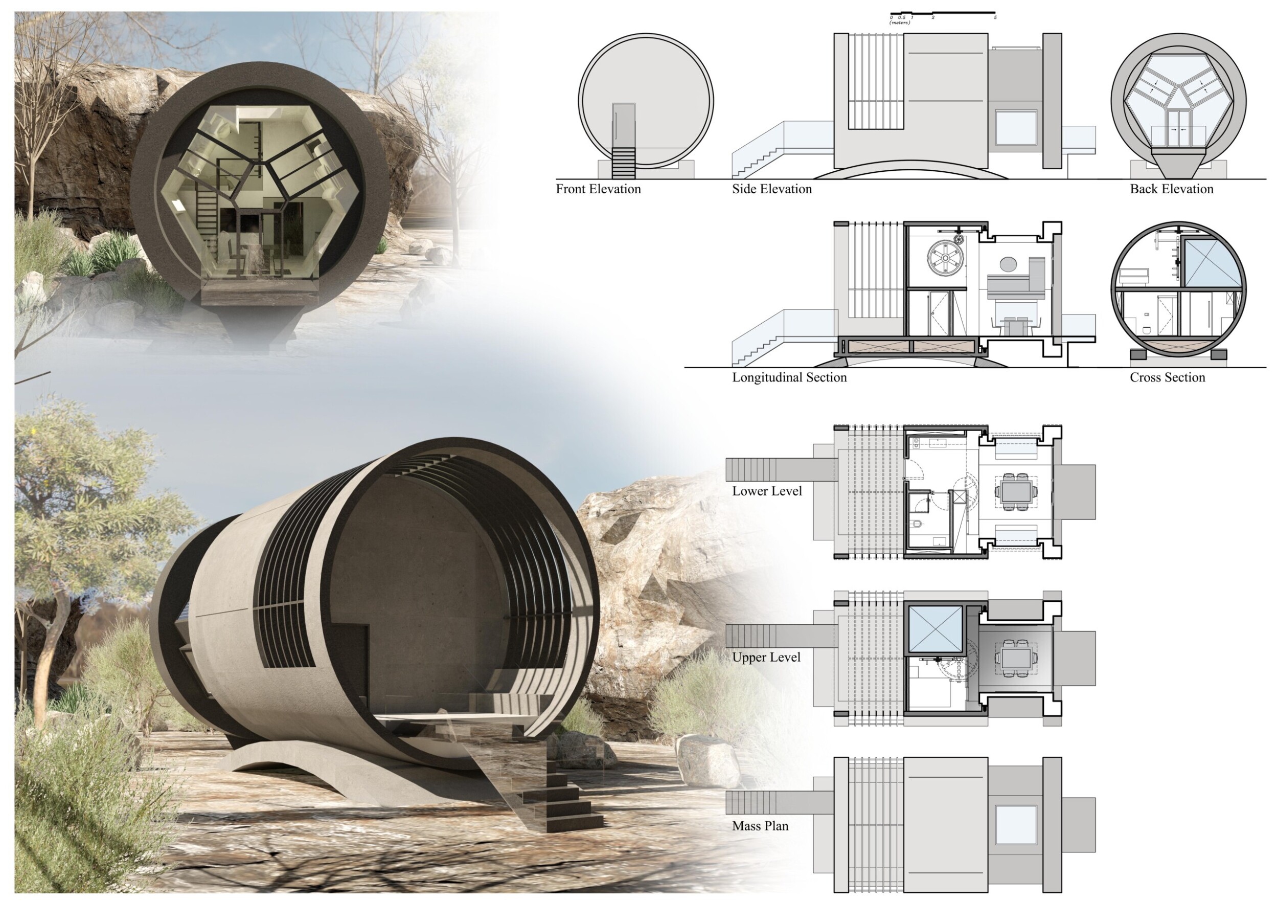 Architecture project // 360-Degree Rotating Living Space Constructed ...