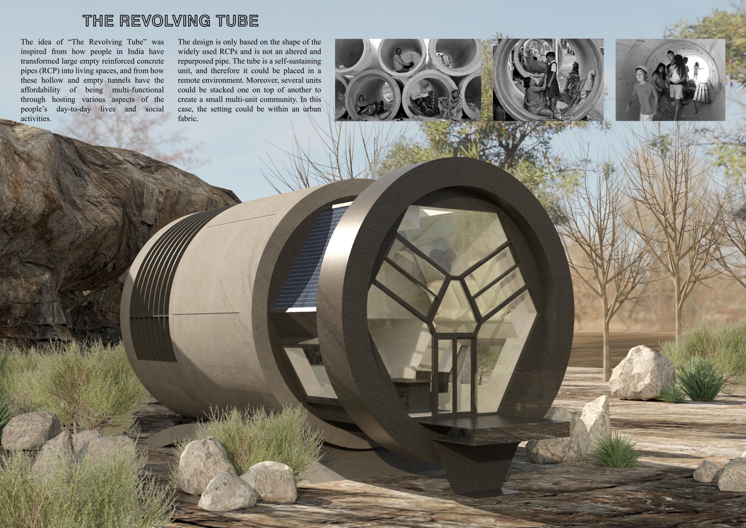 Architecture project // 360-Degree Rotating Living Space Constructed ...
