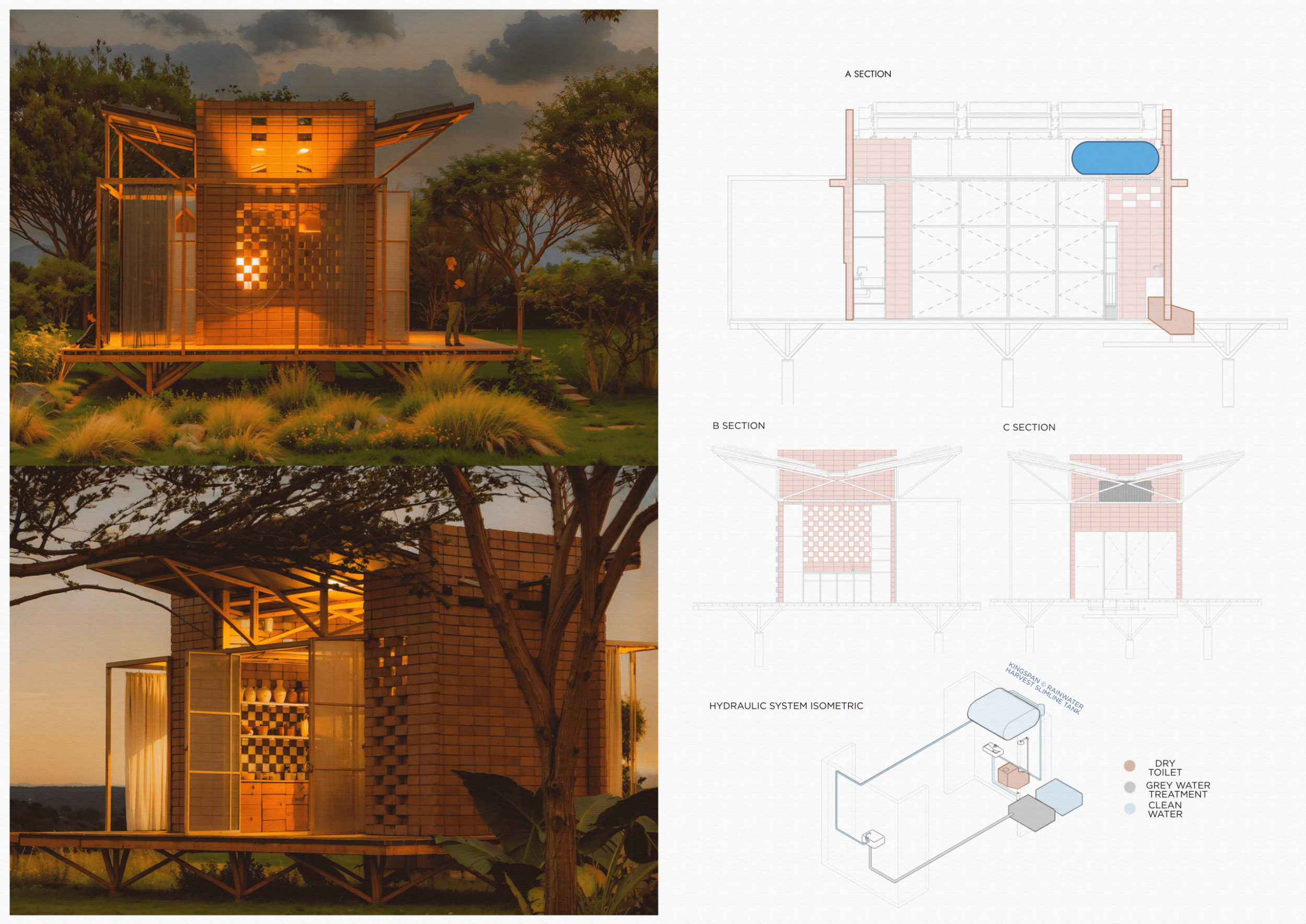 Architecture project // Tailing Brick Construction with Flexible ...
