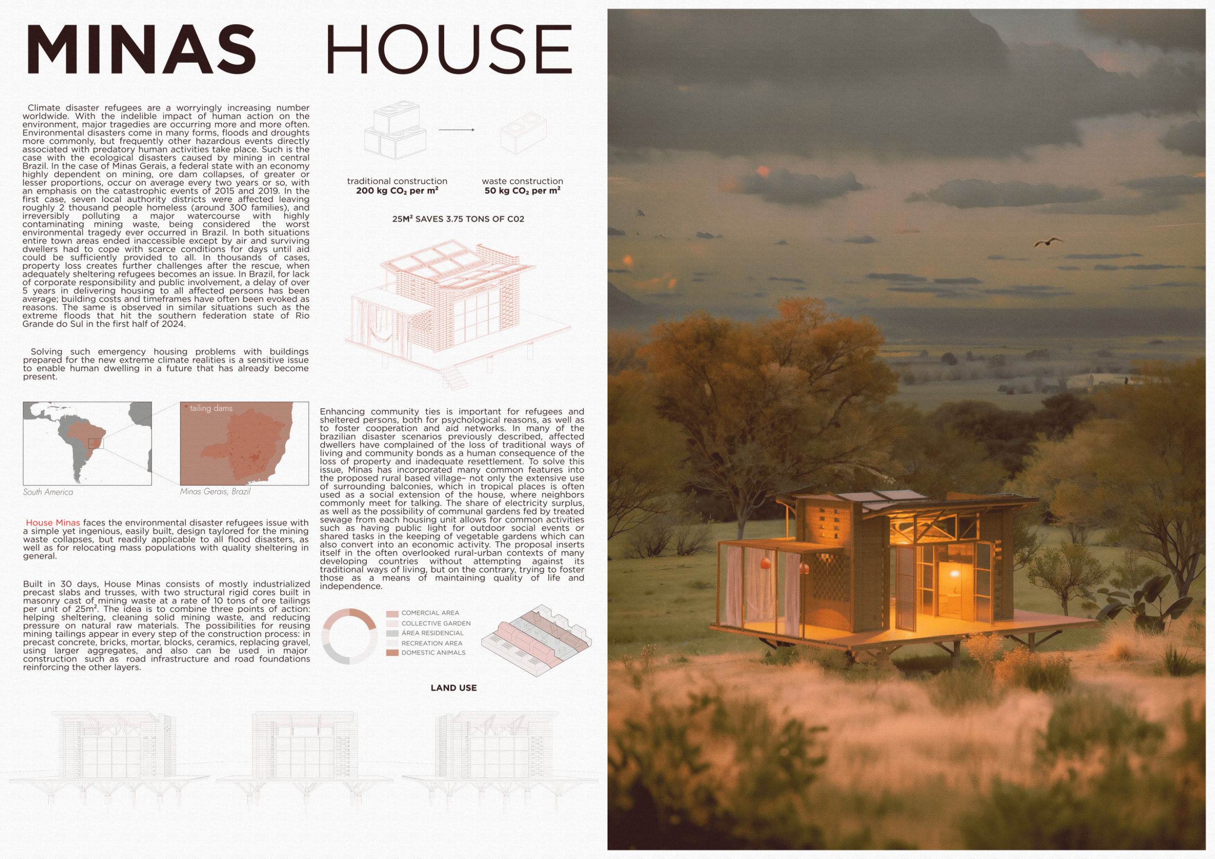 Architecture project // Tailing Brick Construction with Flexible ...
