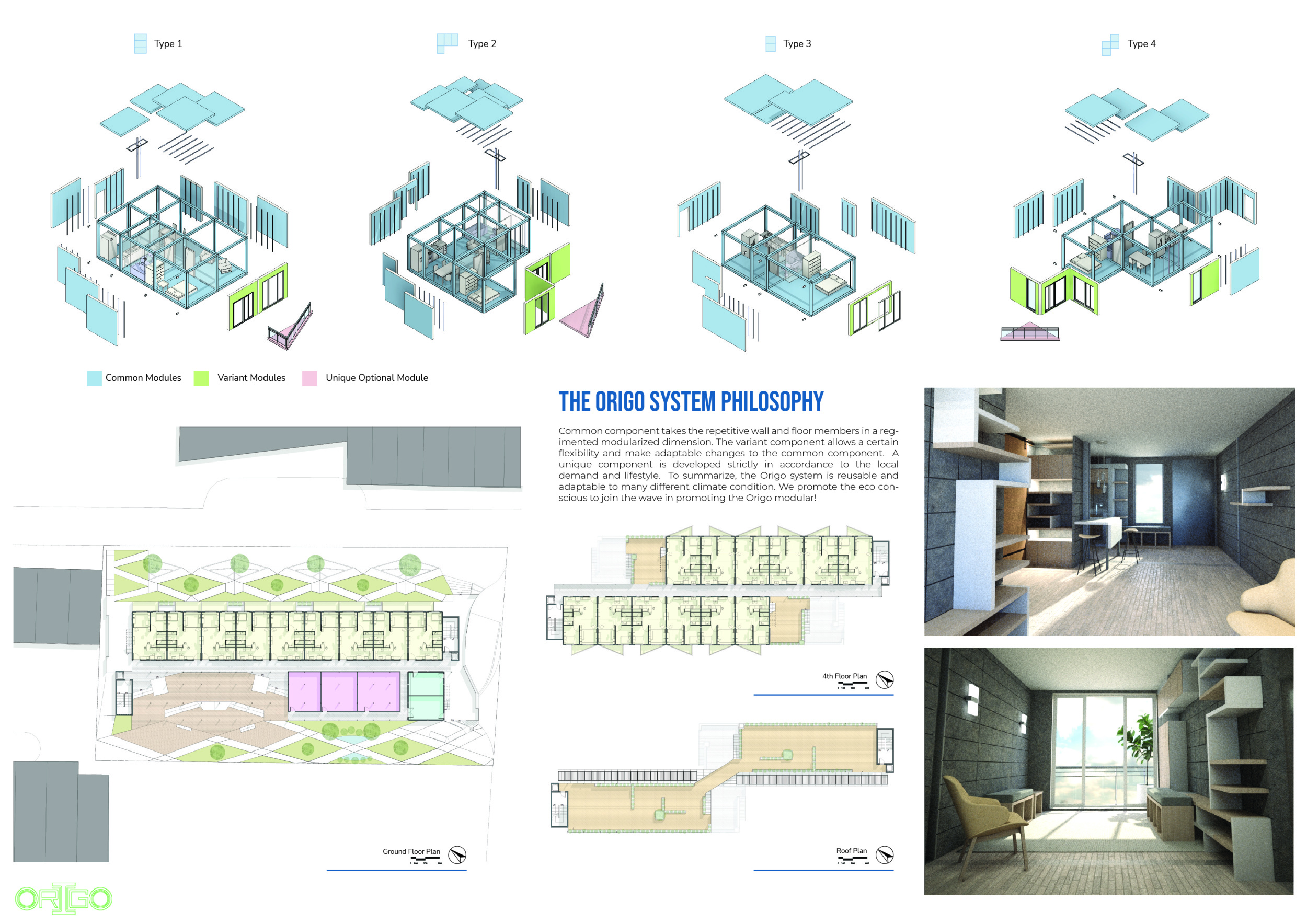 Architecture project // Step-Back Terraces and Vertical Greenery in a ...