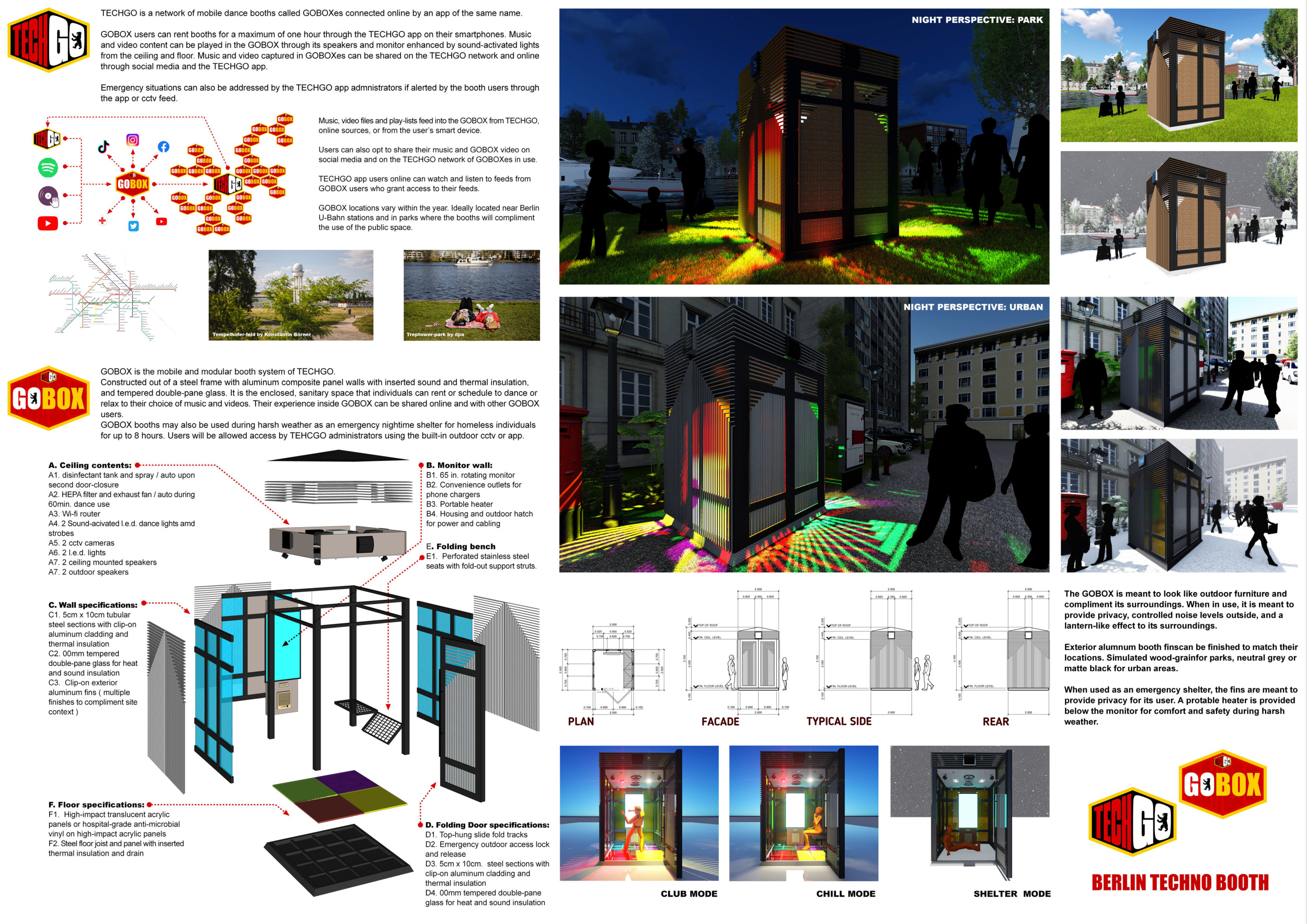 Architecture project // Mobile Booth with Aluminum Panels Offering ...