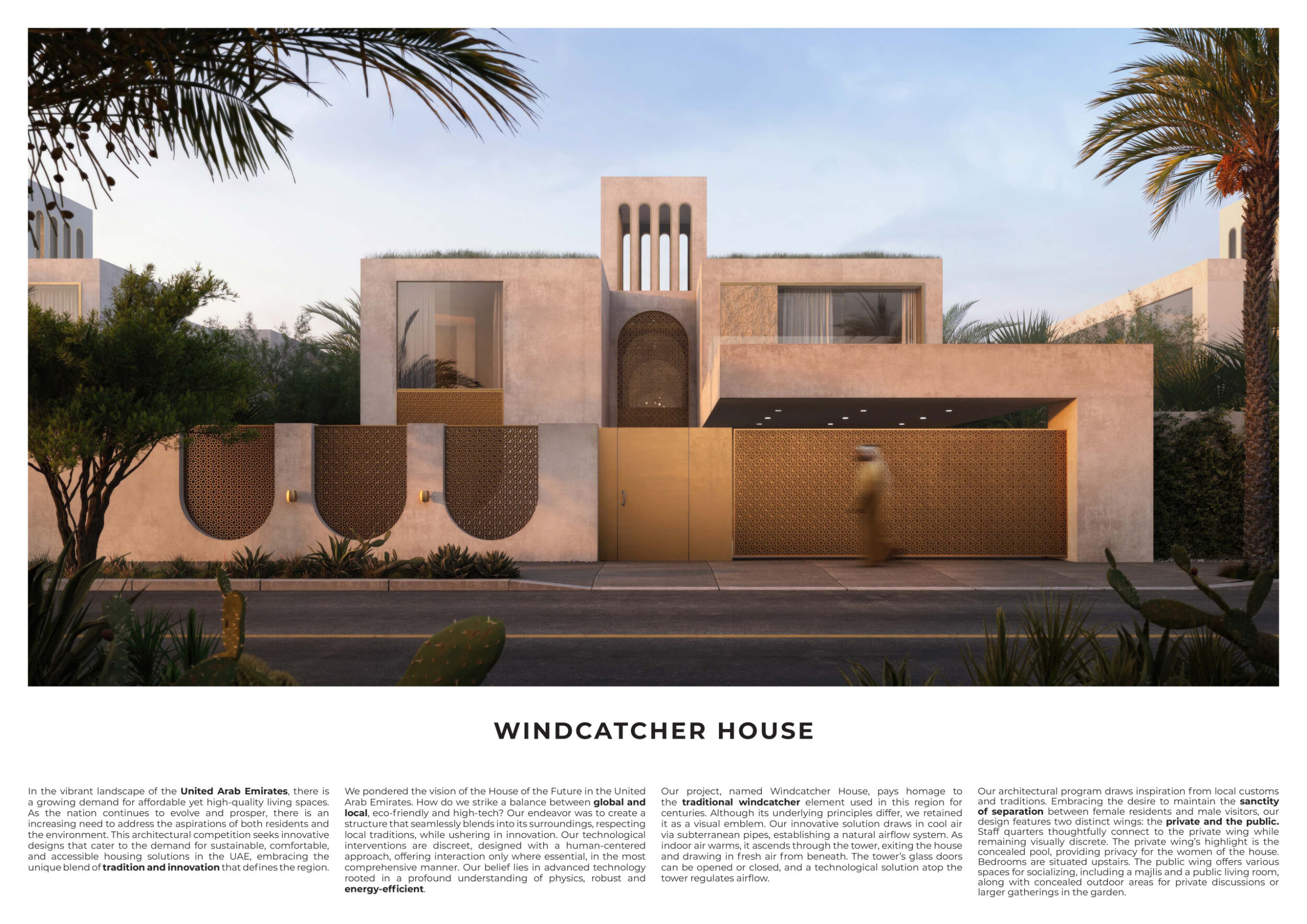 Architecture project // Thermal Mass and Natural Cooling with Vertical ...