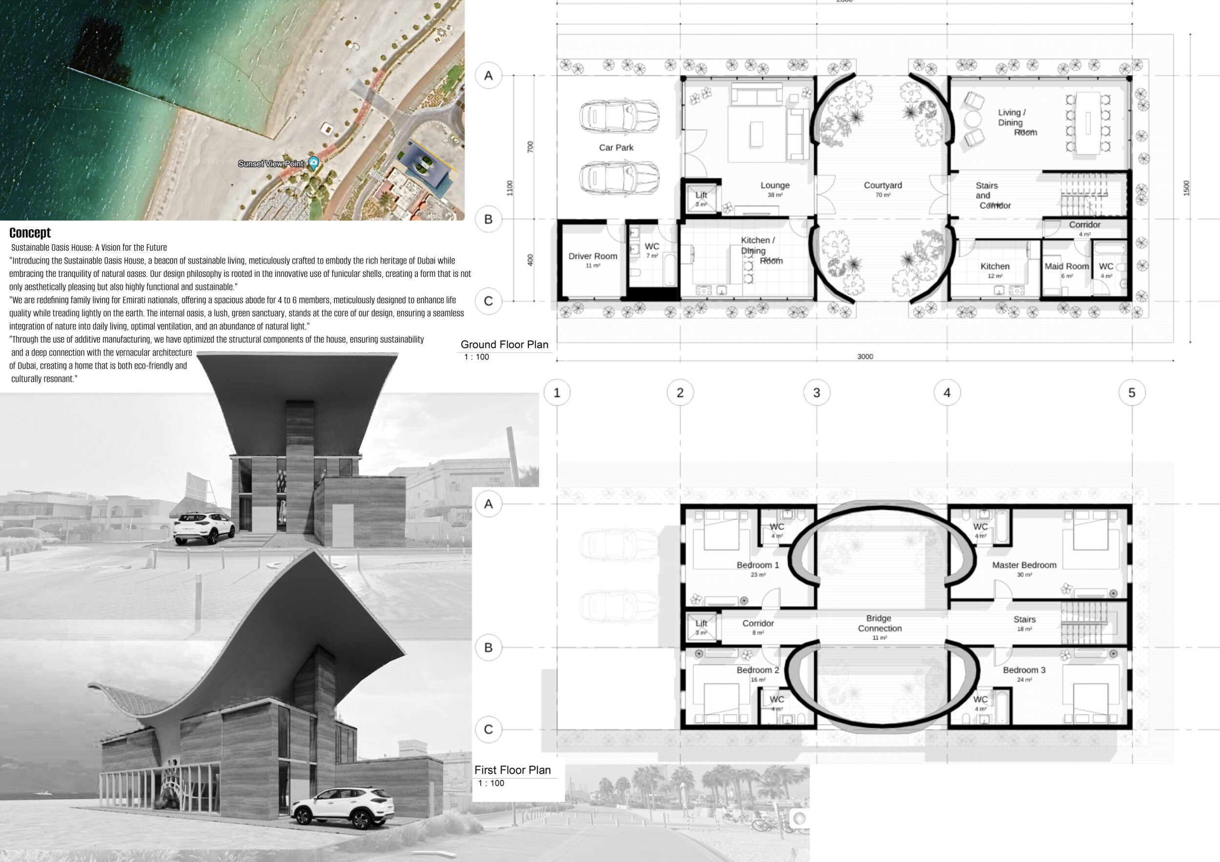 Architecture project // Funicular Design Crafted with Local Brick and ...