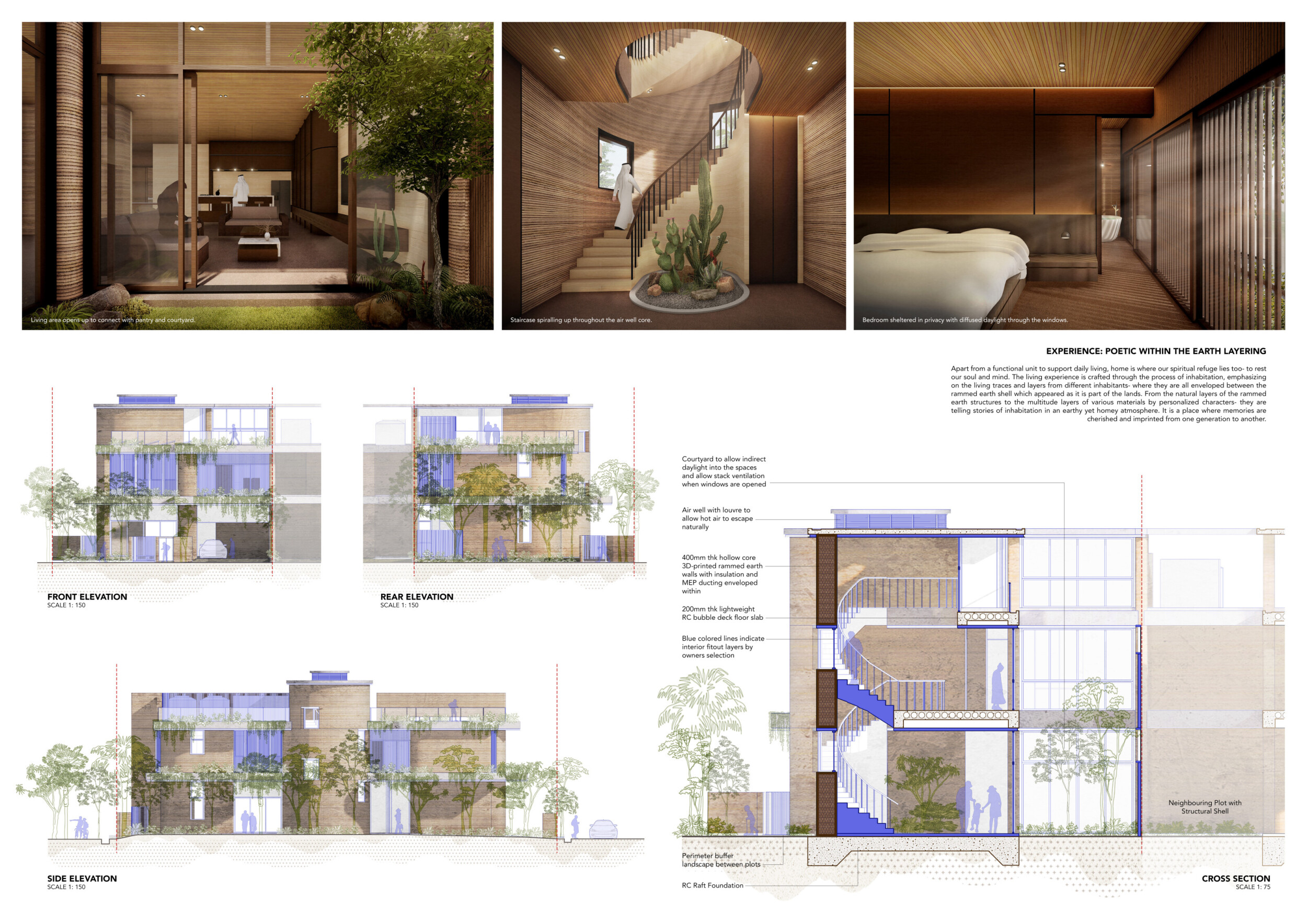 Architecture project // 3d-Printed Layers Enhanced by Vertical Gardens ...