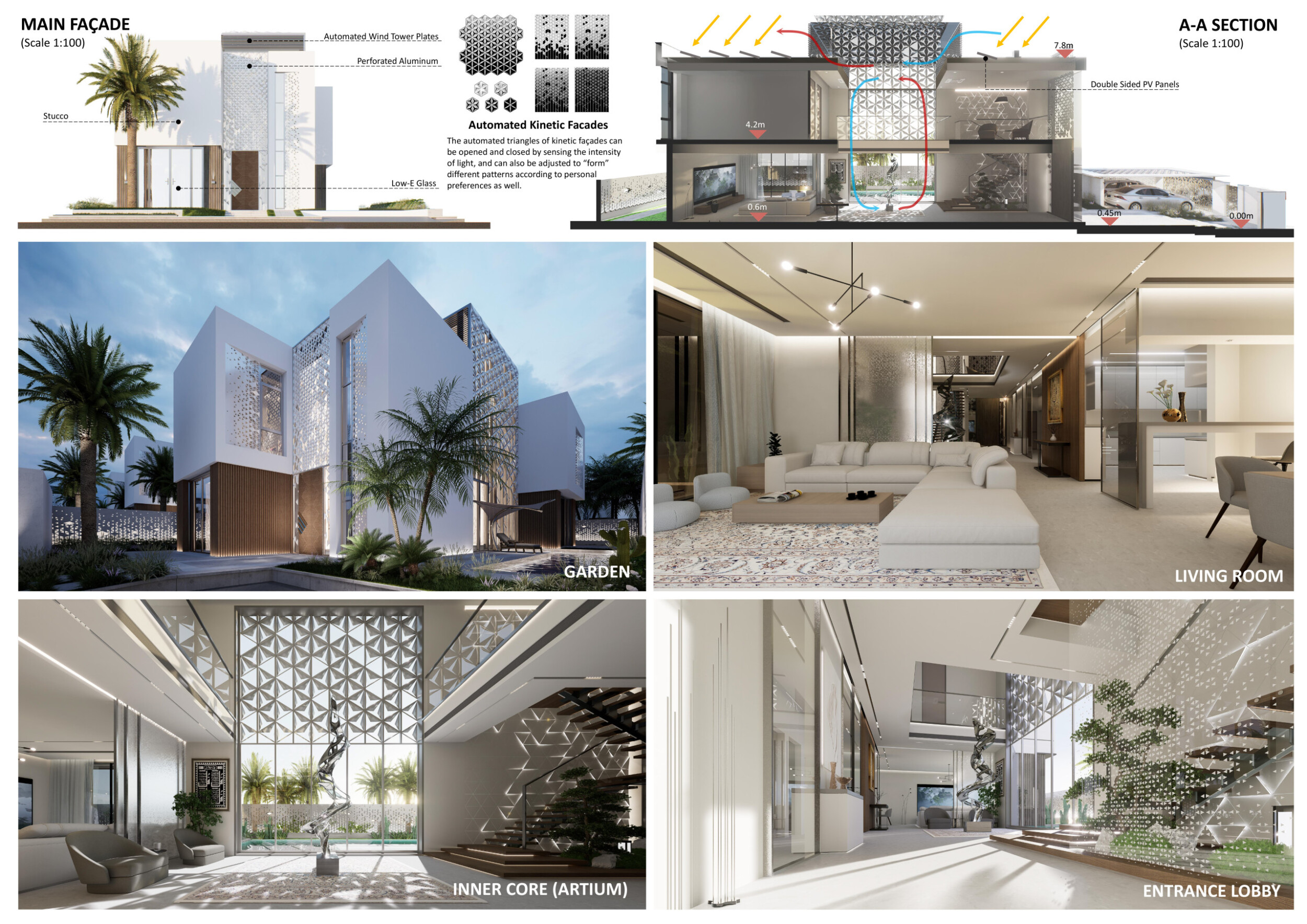 Architecture project // Kinetic Facades and Natural Wood Elements ...