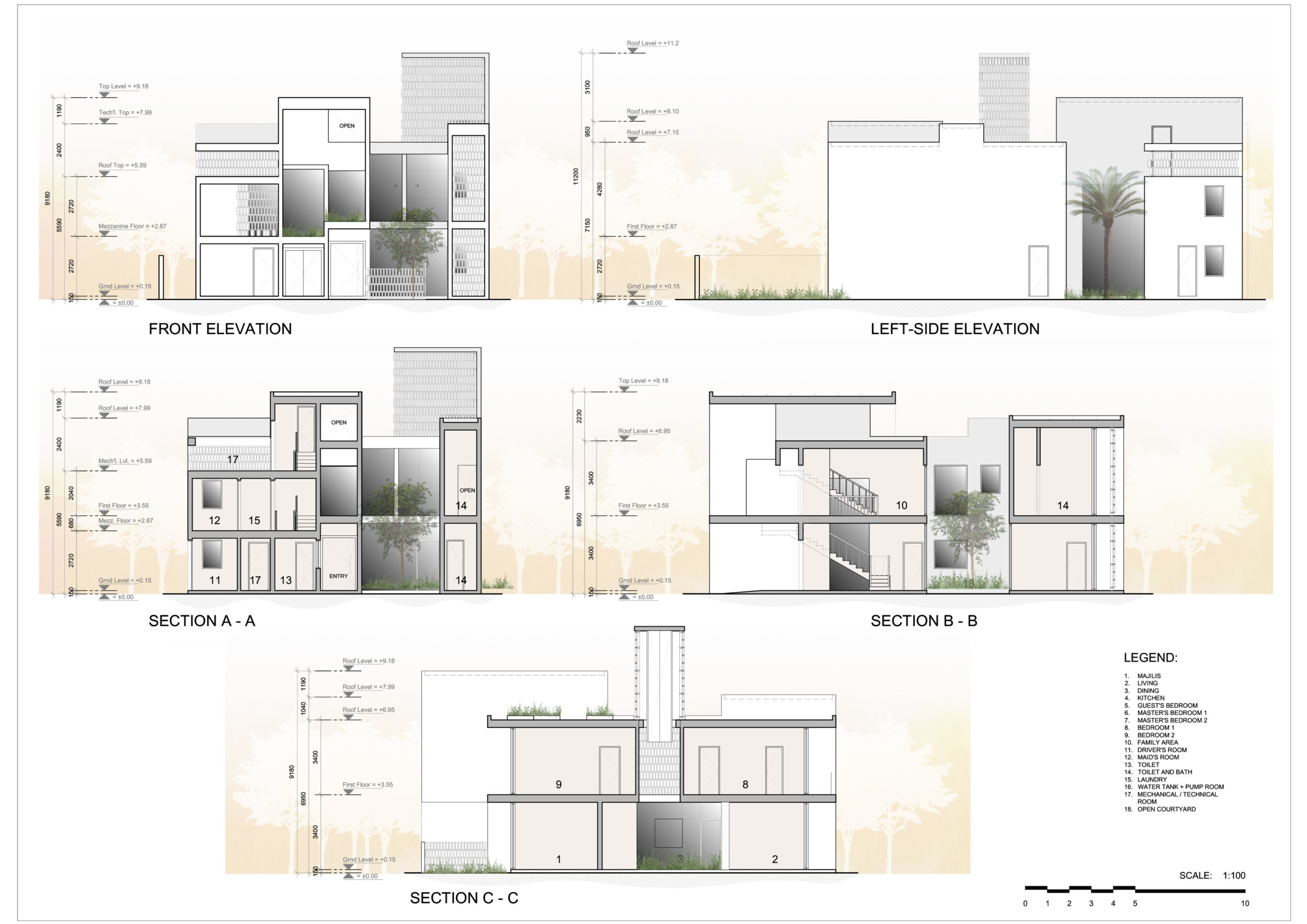 Architecture project // Wind Catchers and GRC Facades in a Sustainable ...