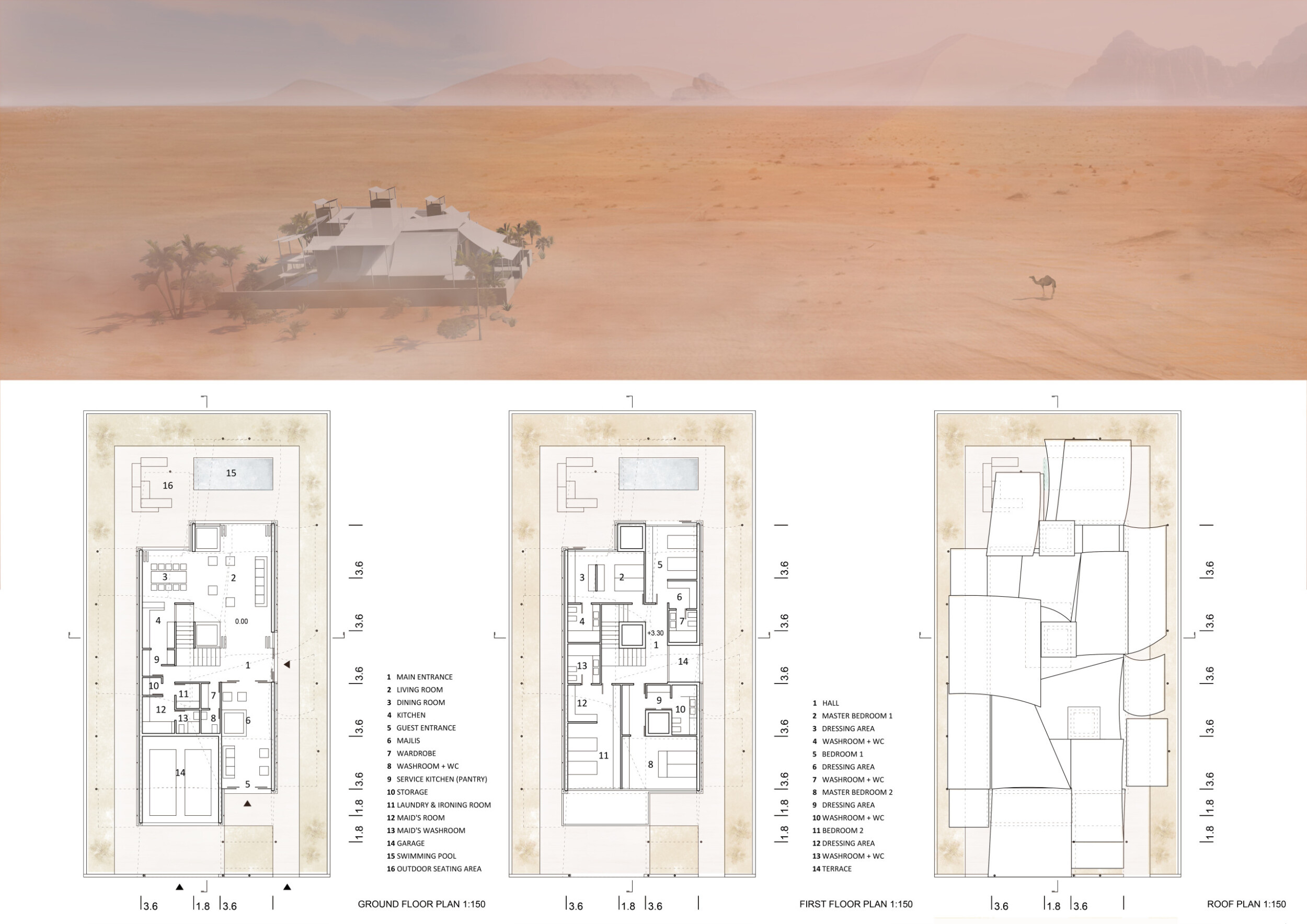Architecture project // Membrane Facade with Wind Towers Enhances ...