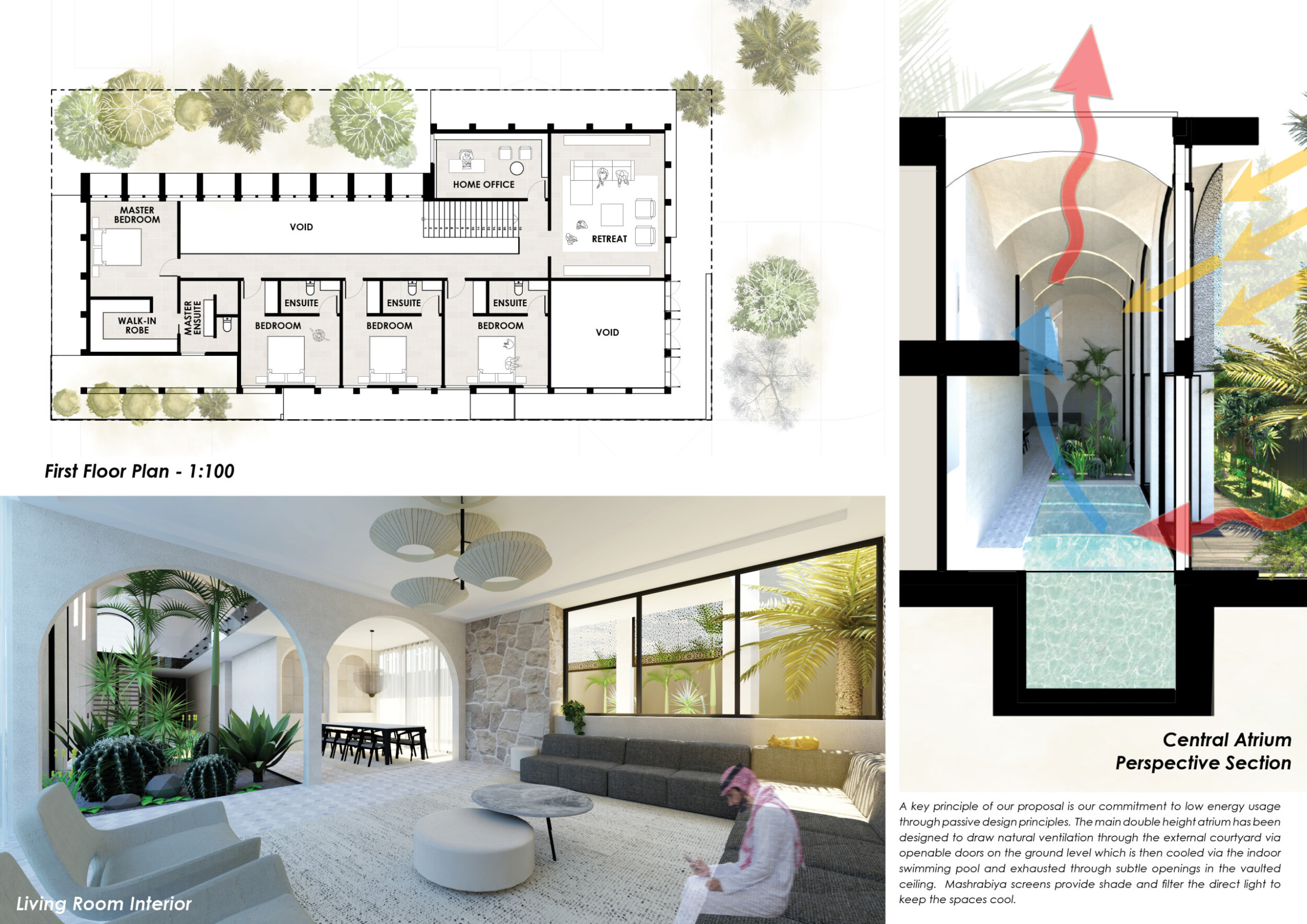 Architecture project // Arched Walls of Sandstone and Limestone Create ...