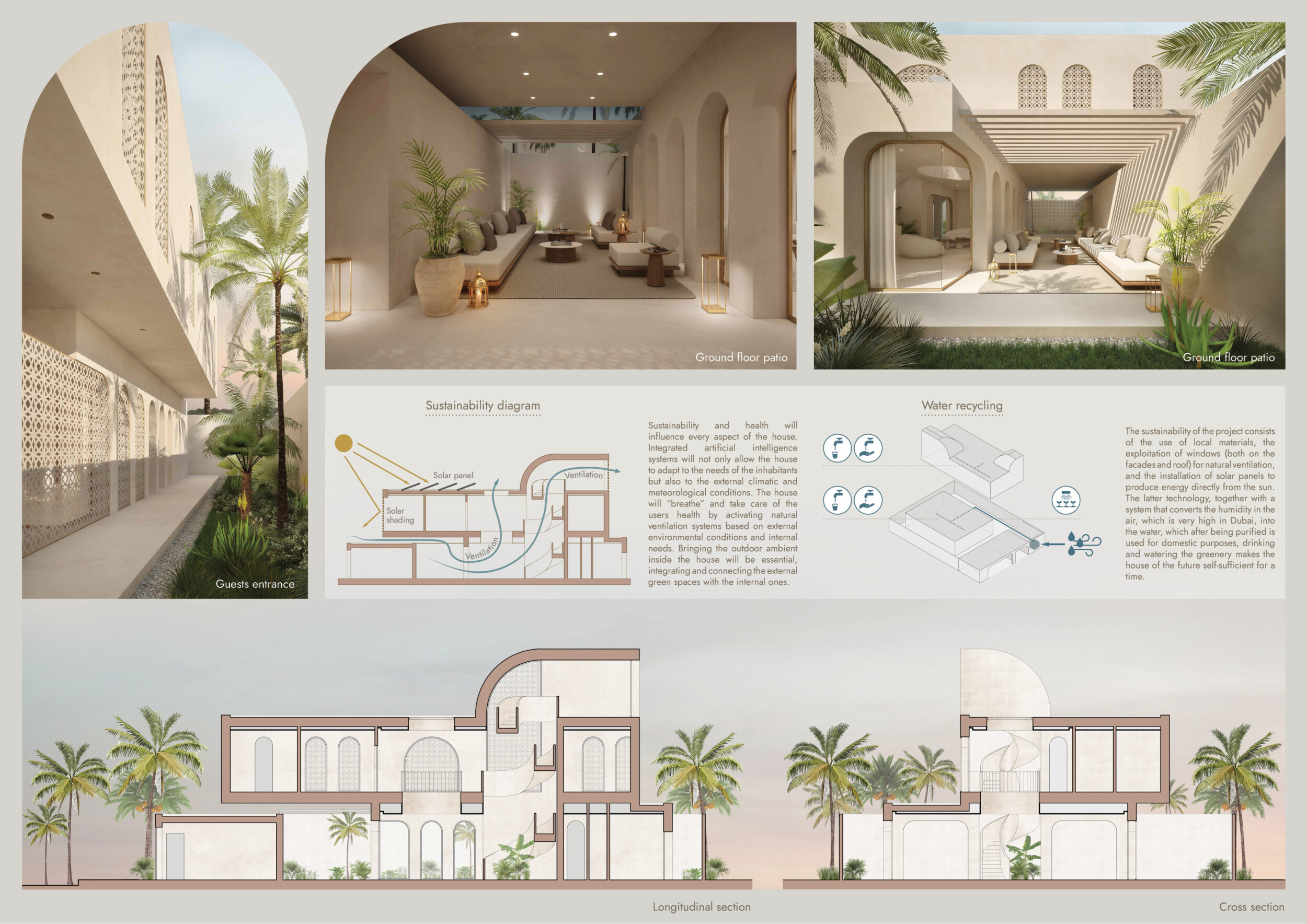 Architecture project // Solar-Powered Complex Featuring Natural Stone ...
