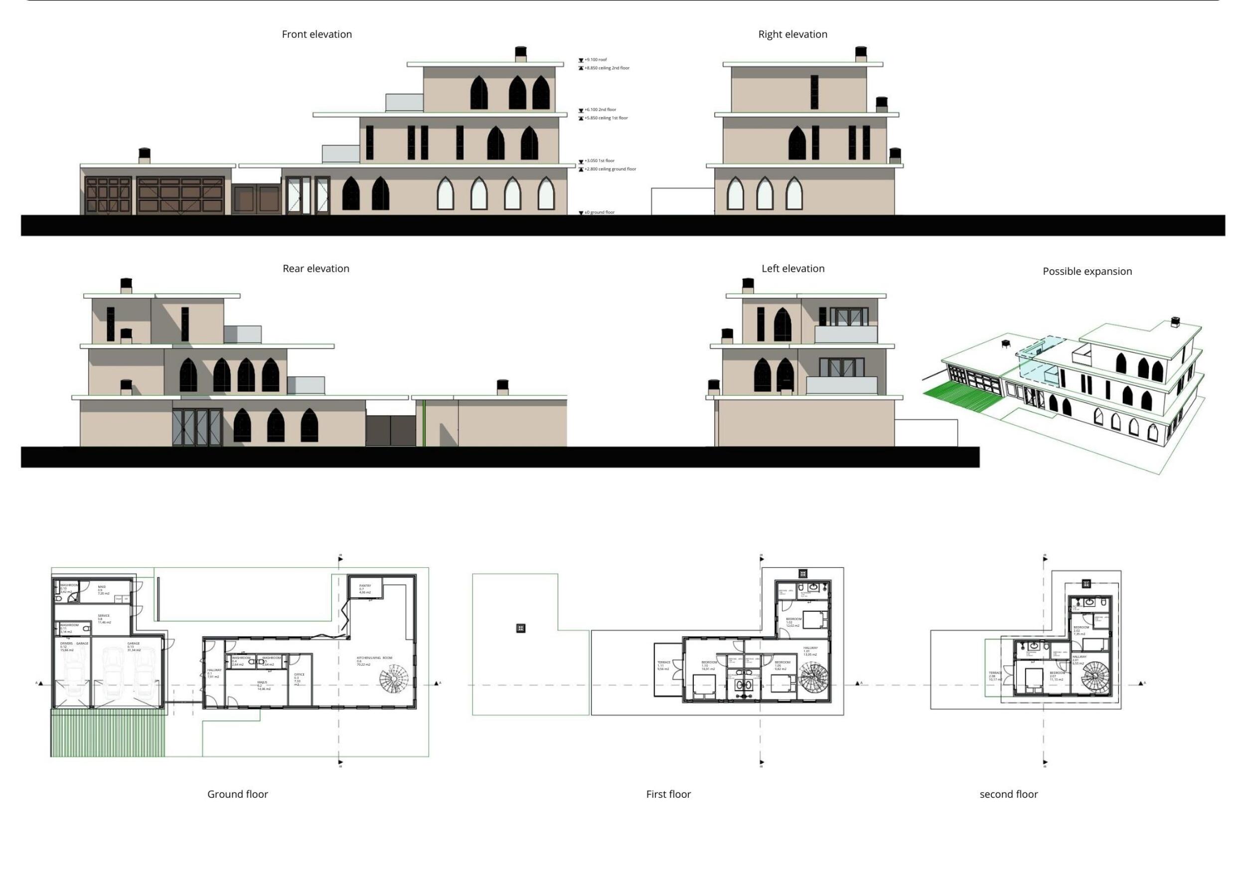 Architecture project // Sustainable Coral Block Residence Featuring ...
