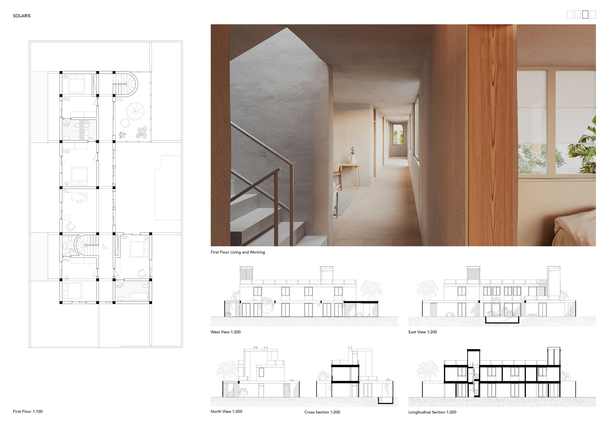 Architecture project // Solar Chimneys and Textile Facades in ...