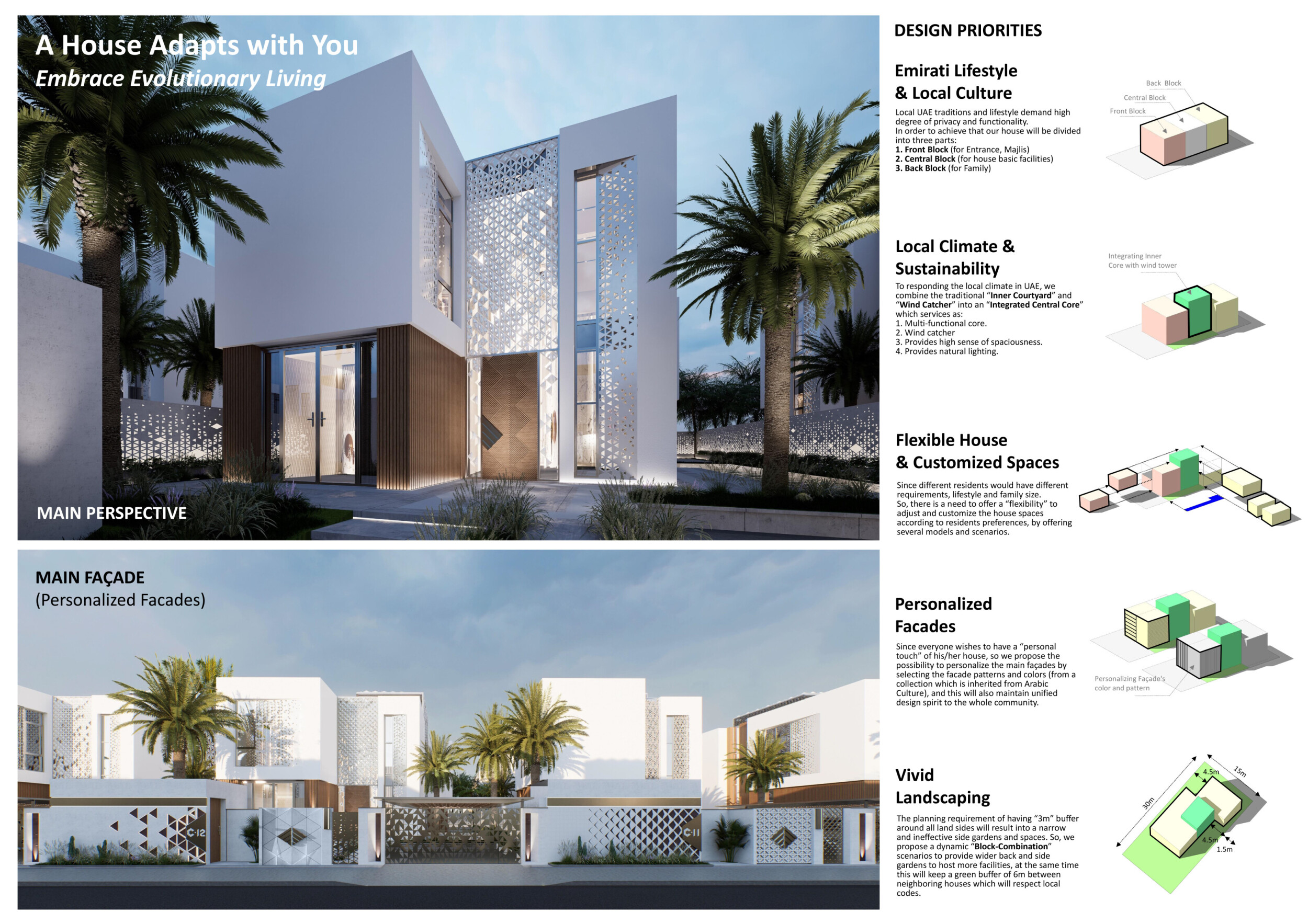 Architecture project // Kinetic Facades and Natural Wood Elements ...