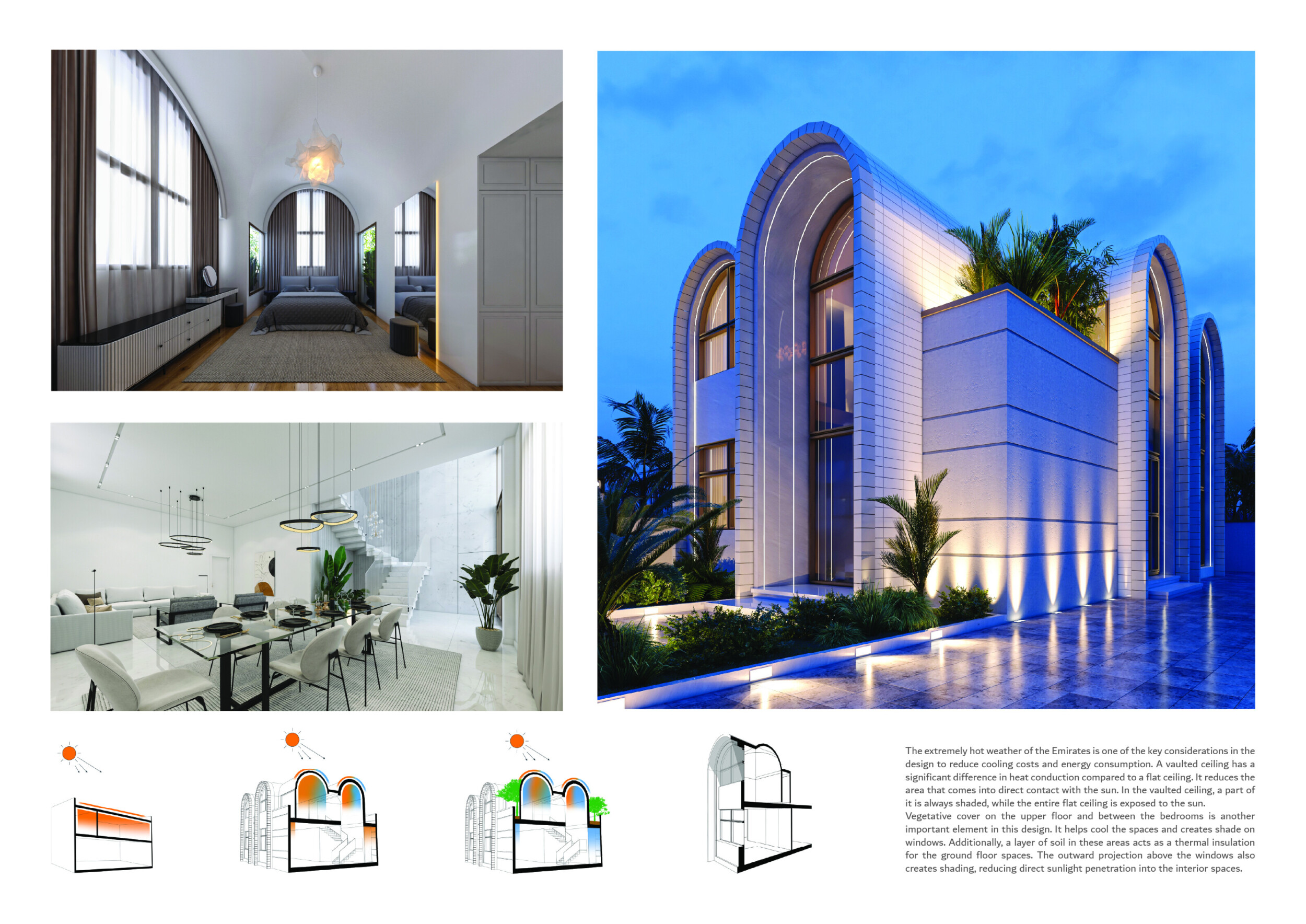 Architecture project // Wind-Catcher Design Featuring Glass Fiber ...