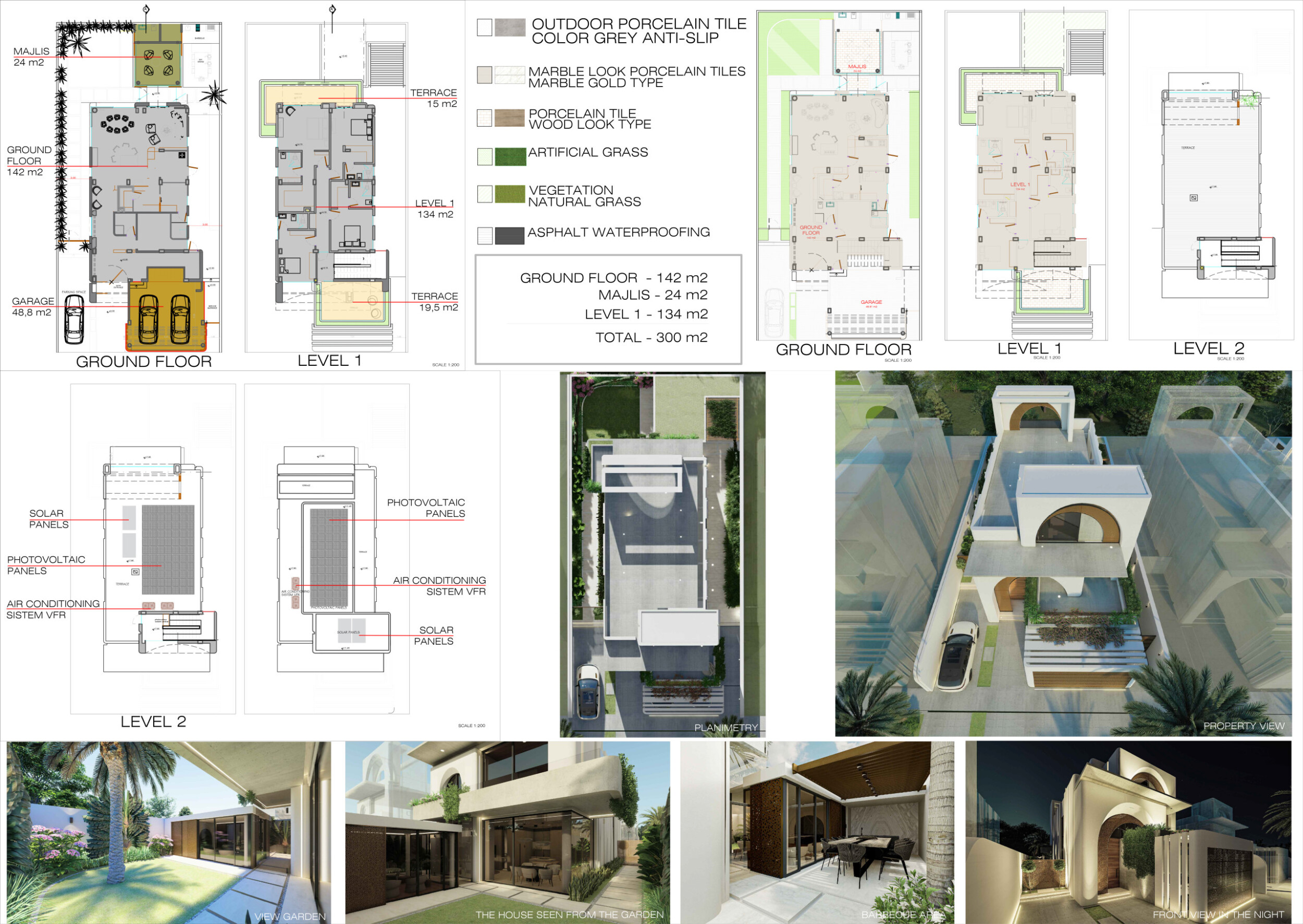 Architecture project // Porcelain Tile Elegance and Sustainable Design ...