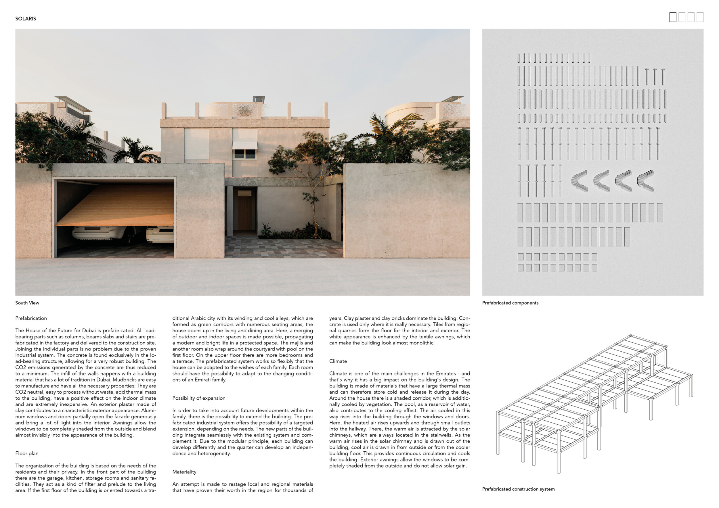 Architecture project // Solar Chimneys and Textile Facades in ...
